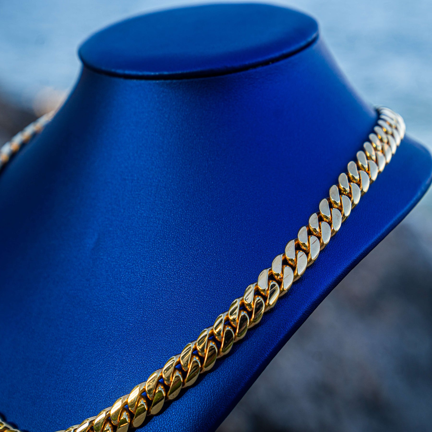 12 MM GOLD OVER SILVER CHAIN